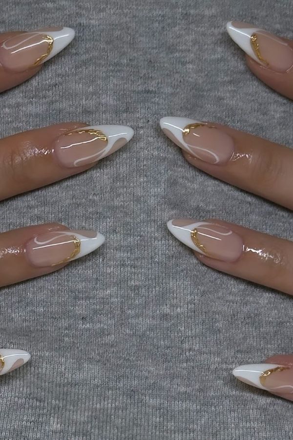 Nude Nägel Mit Glitzer