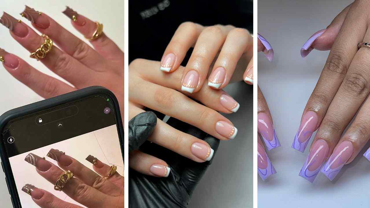 French Nails Eckig Top 20 Designs F r Kurz Und Lang N gel